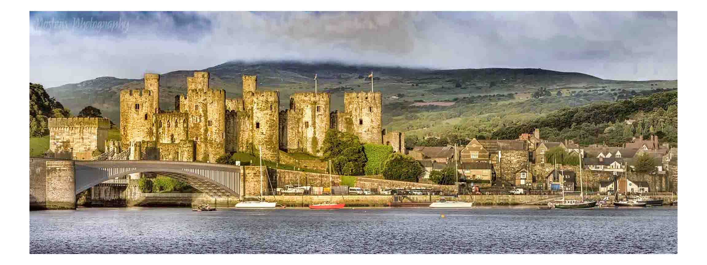 Fine Art Photographic Print - Conwy Castle, Wales - PostersPhotography