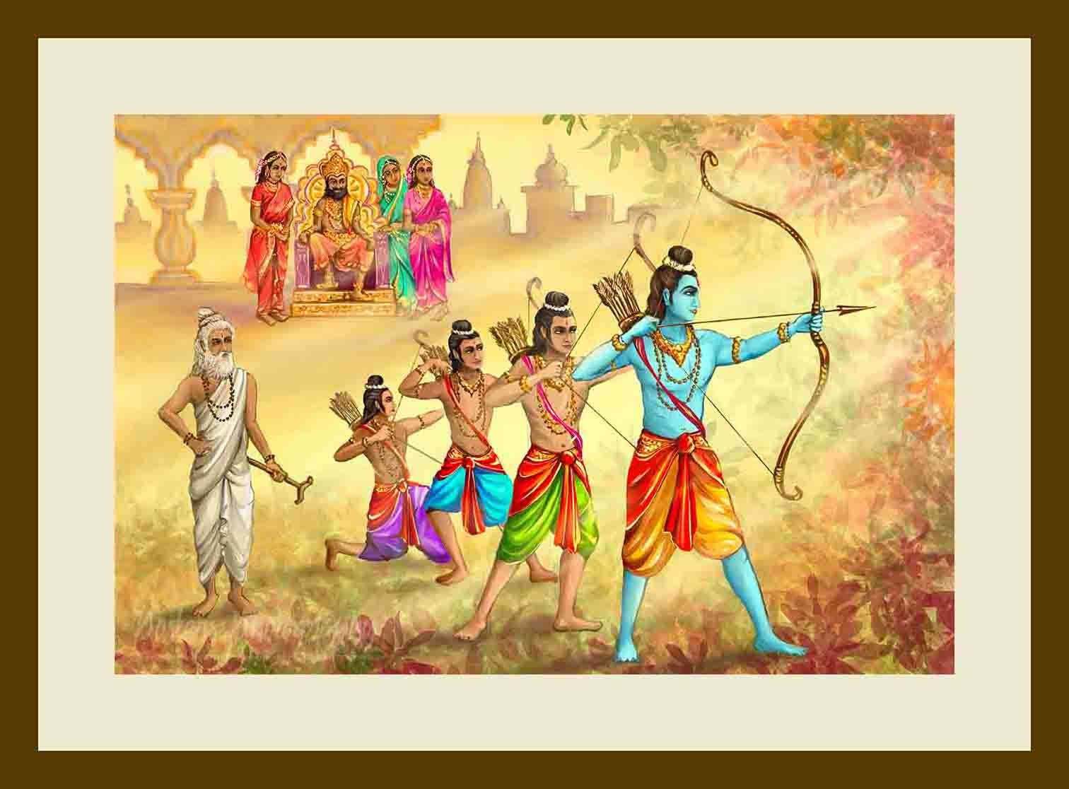 Hindu Gods and Cosmos - The Story of Ram - PostersPhotography