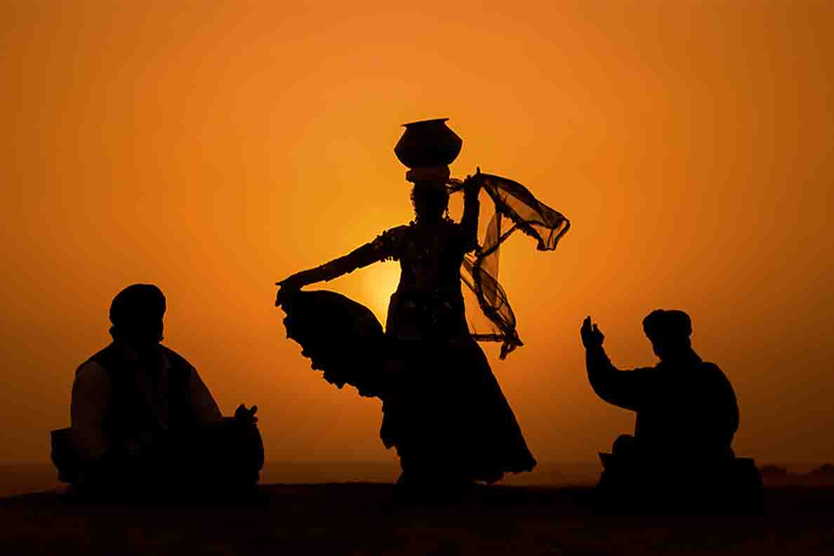 Art Prints India- Rajasthani Sunset - PostersPhotography